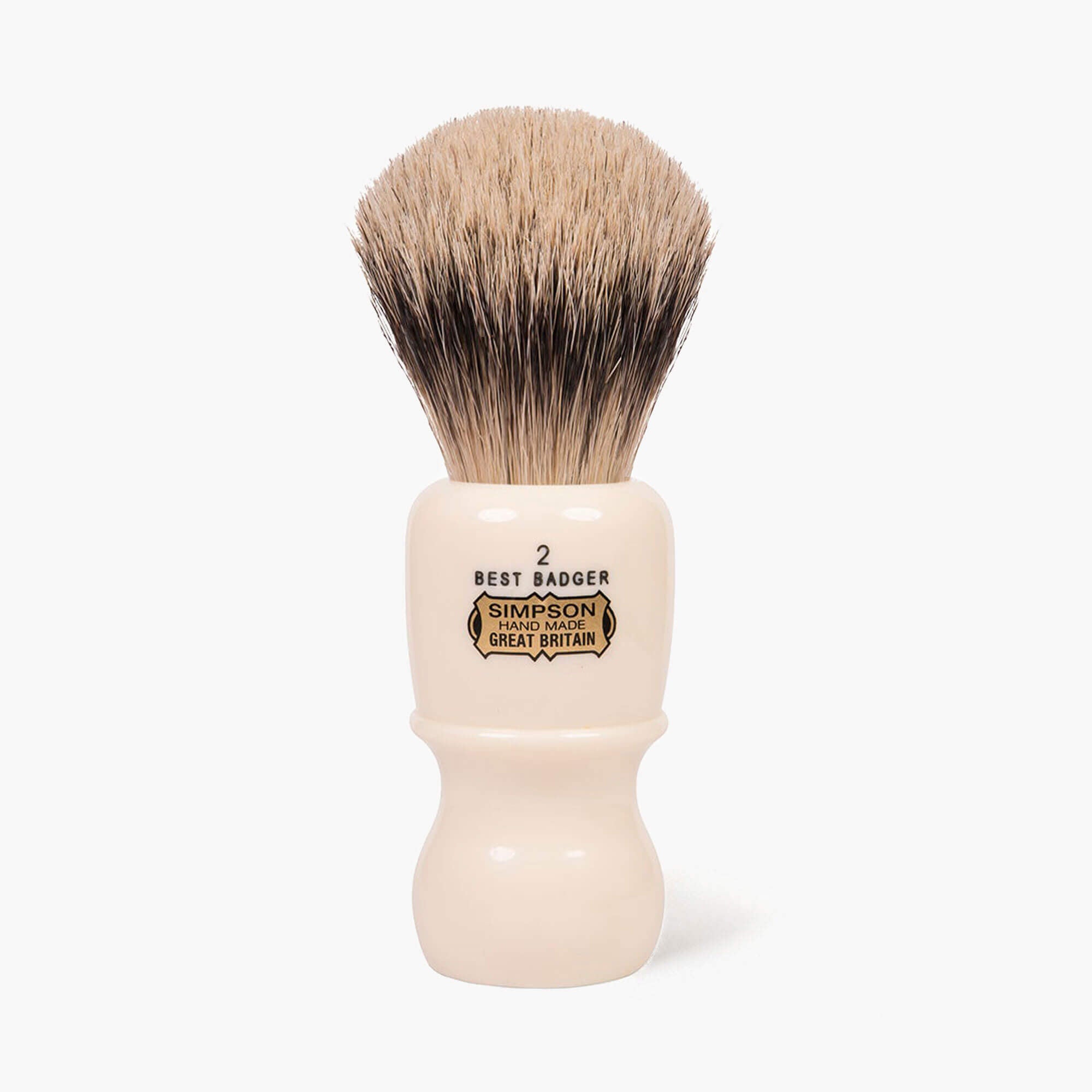 Simpsons Captain 2 Best Badger Shaving Brush | Blades & Whiskers